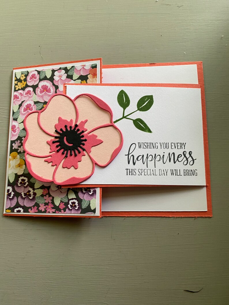 Card Kit 4 Cards or Single Pre-made Card DIY Birthday - Etsy