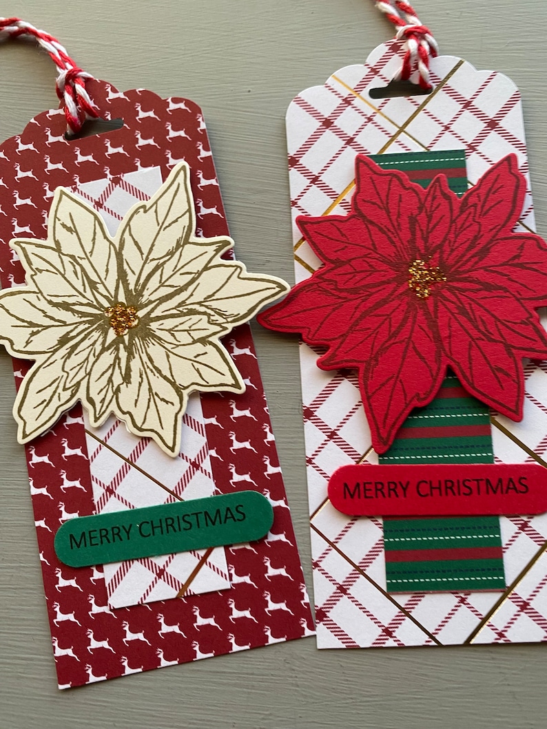 Christmas Gift Tags Handmade, Holiday Gift Tags, Winter, Tags, Handmade ...