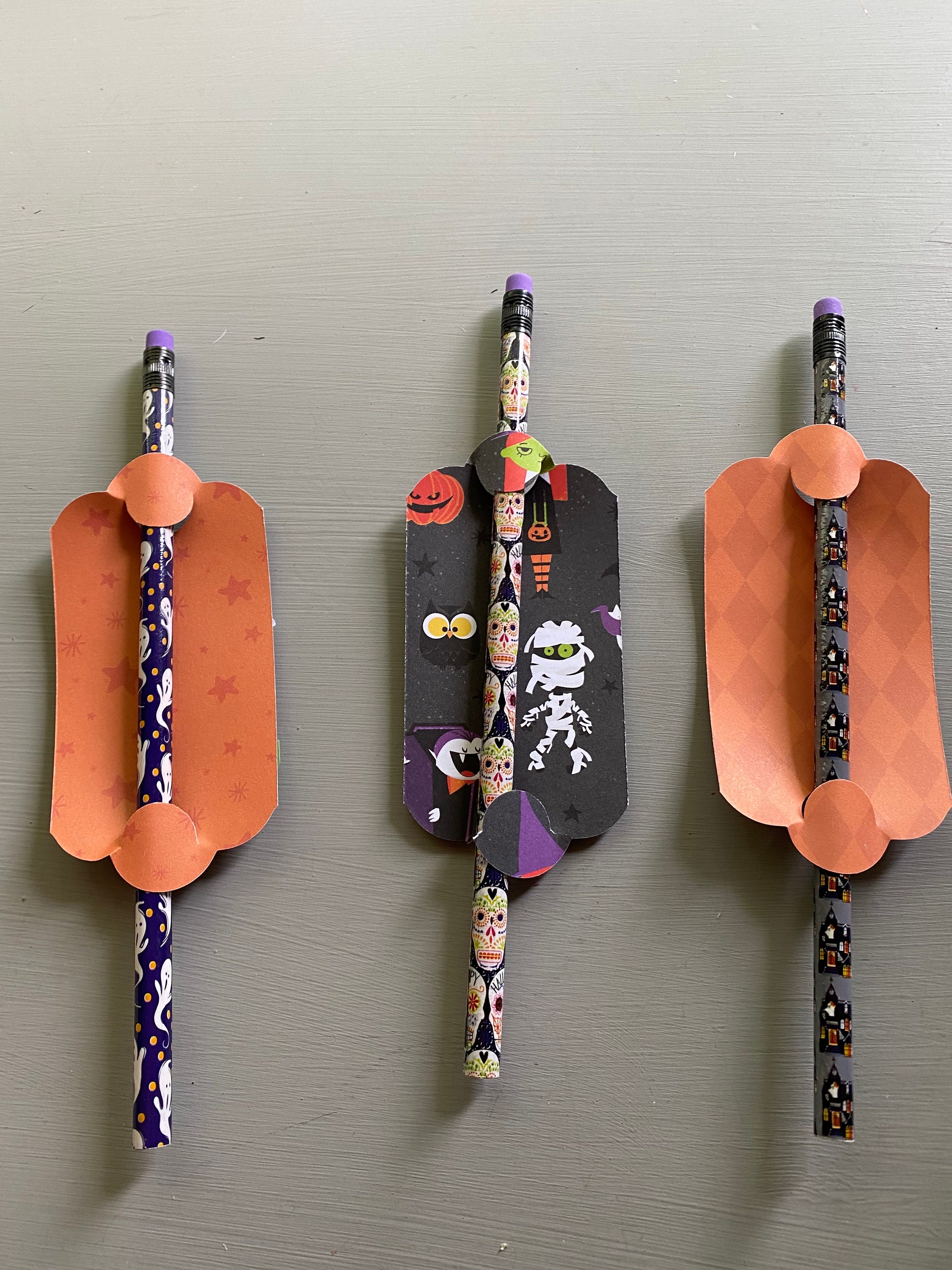 Pencil Treats, Halloween, Ghost, Pumpkin, Skeleton, Teacher Gift ...