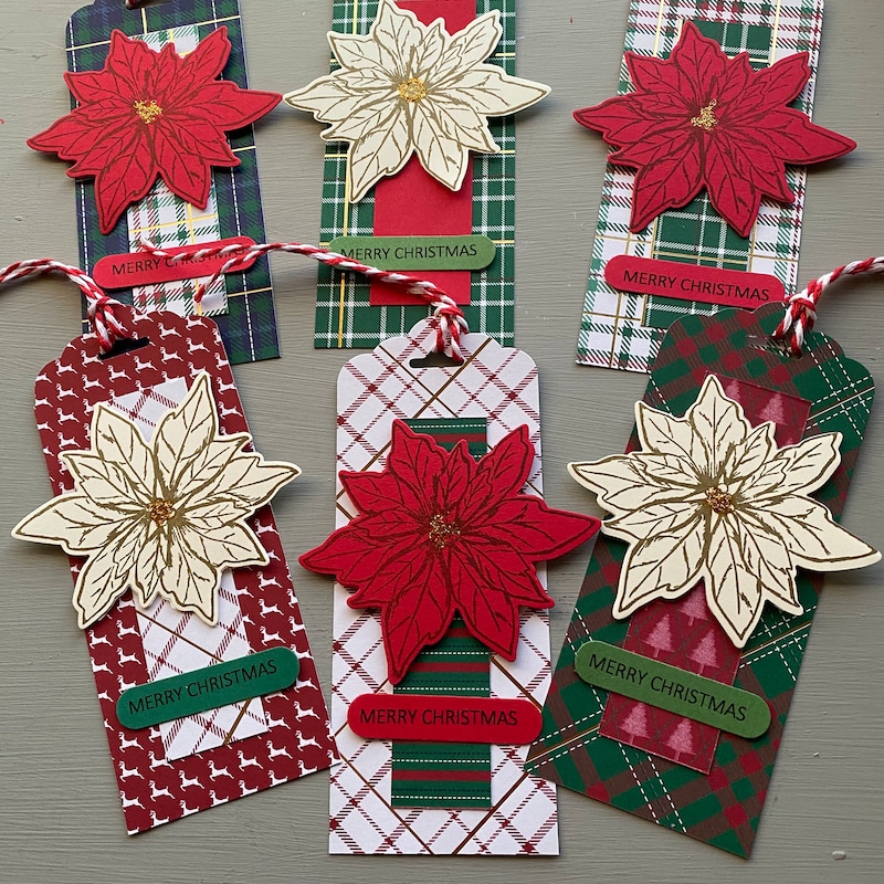 Handmade Holiday Tag Set - Etsy