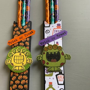 Package of 3 Halloween Pencil Treats, Pencils Included, Trick or Treat ...