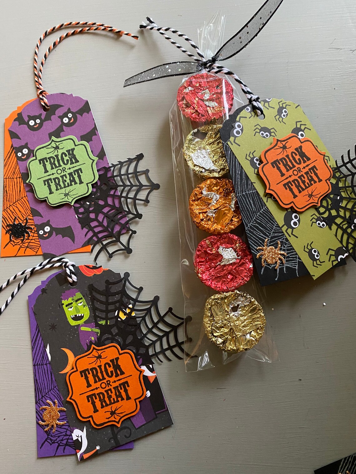 Halloween Tags Gift Tags Treat Tags Treat Bag Happy - Etsy