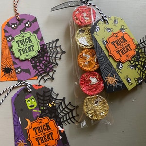 Halloween Tags, Gift Tags, Treat Tags, Treat Bag, Happy Halloween ...