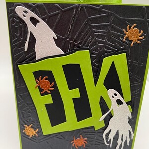 Scary Halloween Cards With Envelopes. Greeting Cards. Happy Halloween ...