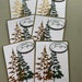 Trees Christmas Cards With Envelopes, Set of 4 or 6, Merry Christmas ...