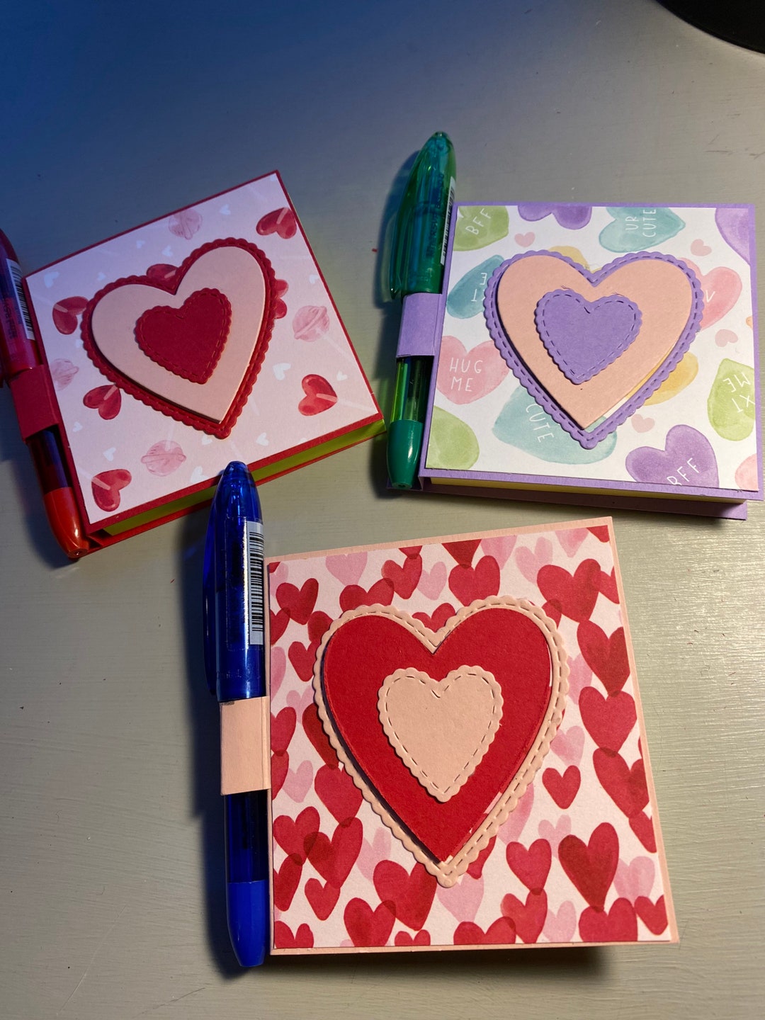 Sticky Note Holder, Valentine’s Day, Sticky Note, Memo Pad, Notepad ...