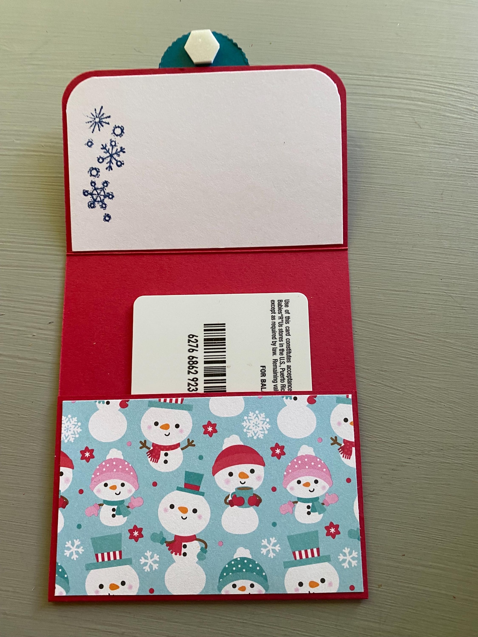 Christmas Gift Card Holder, Snowman, Santa, Treat Holder, Present, Gift ...