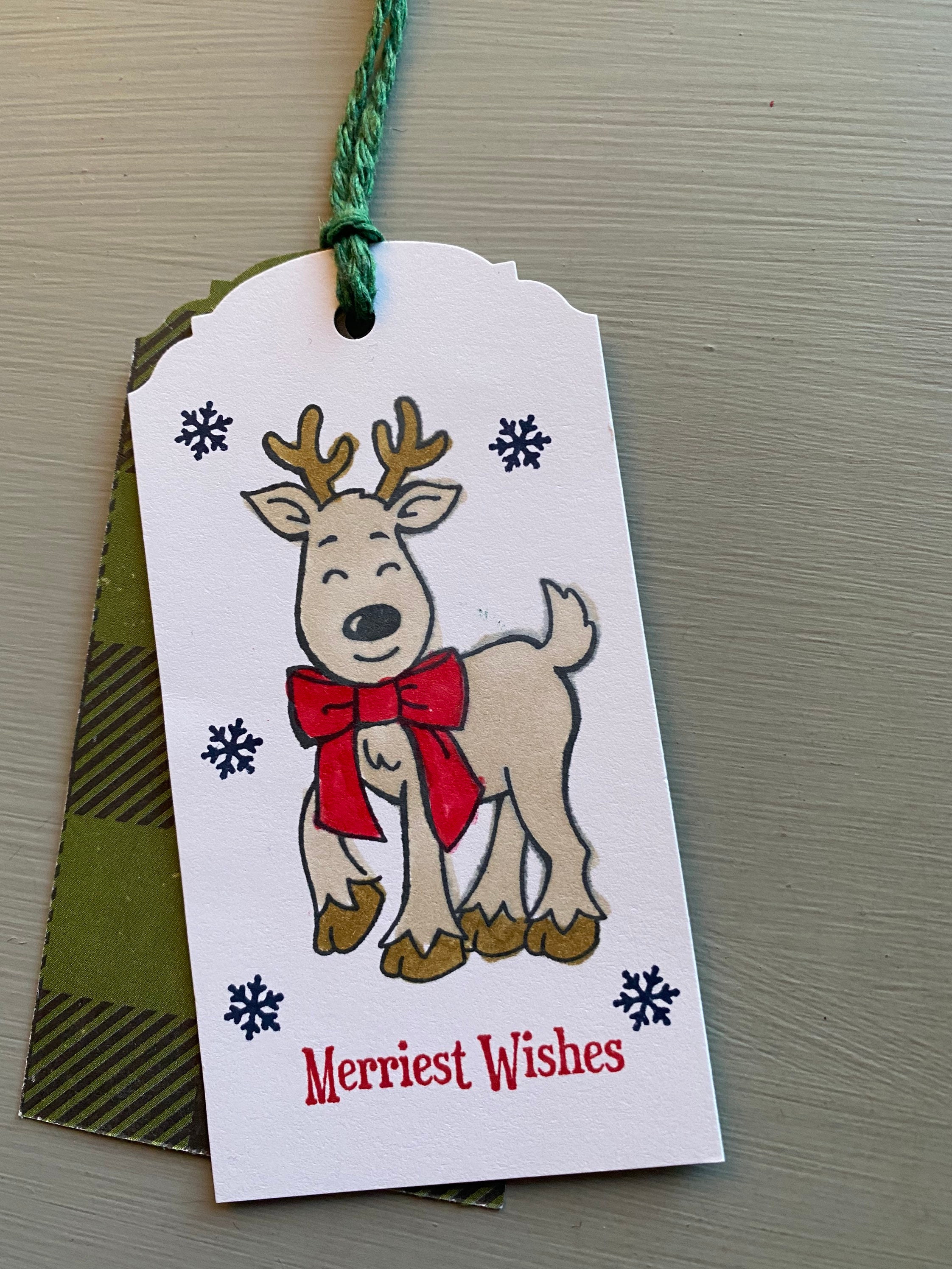 Christmas Gift Tags Handmade, Holiday Gift Tags, Winter, Tags, Handmade ...