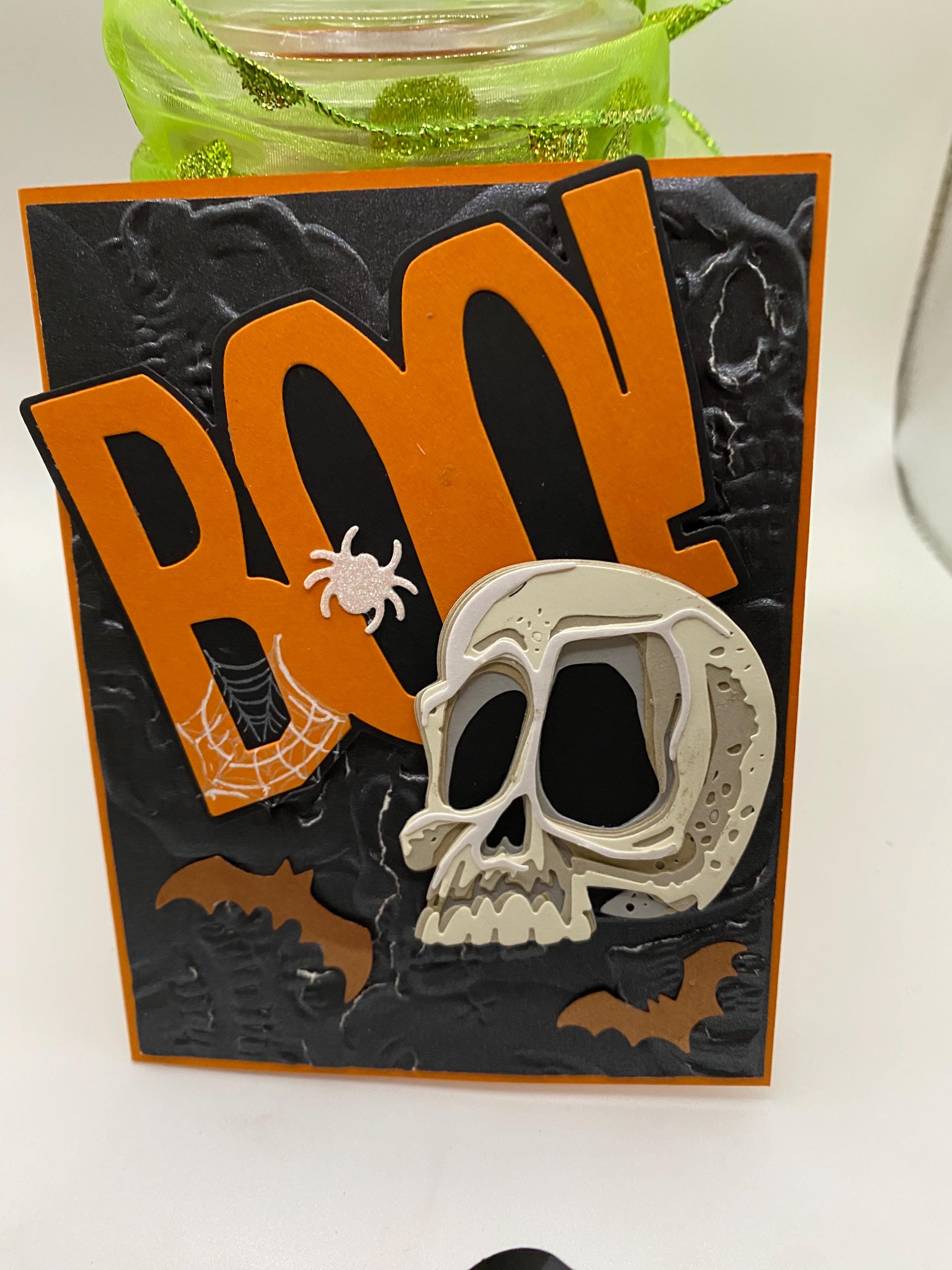 Scary Halloween Cards With Envelopes. Greeting Cards. Happy Halloween ...