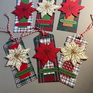 Christmas Gift Tags Handmade Holiday Gift Tags Winter Tags - Etsy
