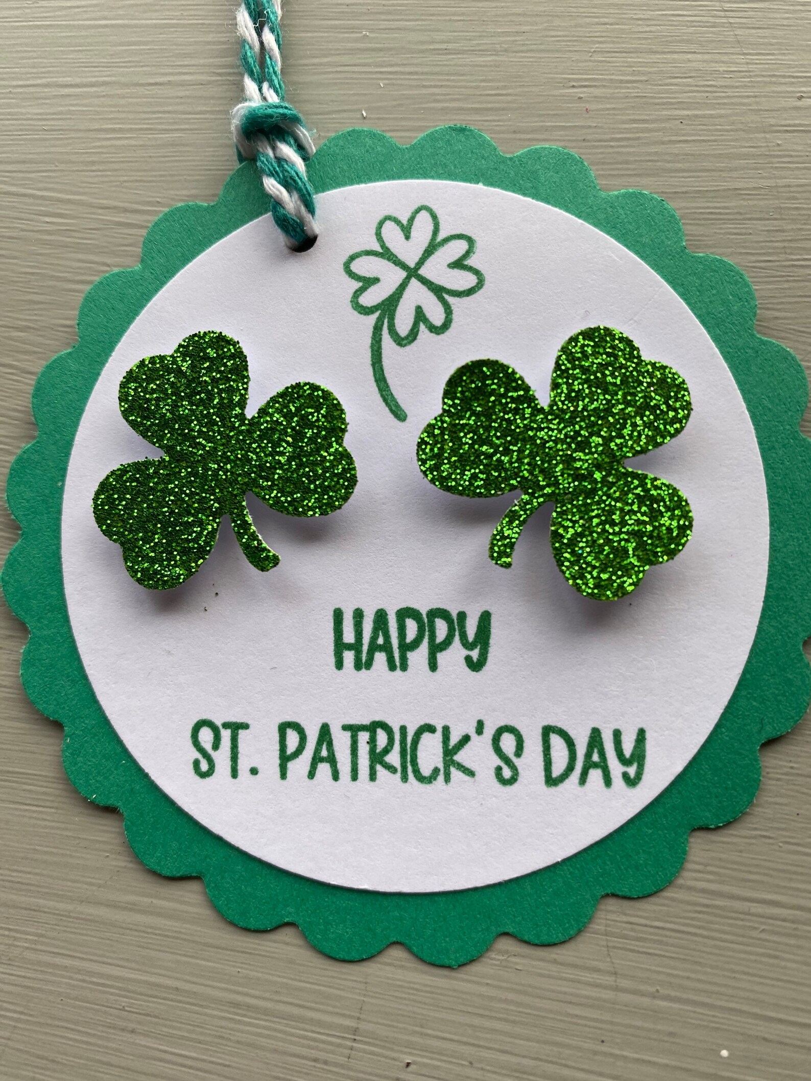 St. Patricks Day, Happy St. Patricks Day, Gift Tags, Favor Tags, Clover ...