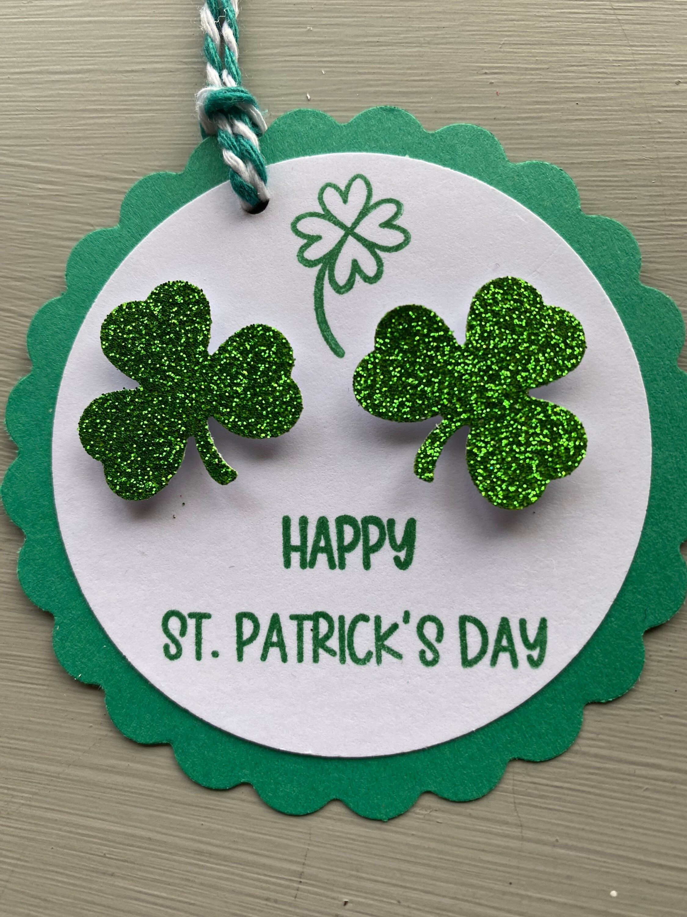 St. Patricks Day, Happy St. Patricks Day, Gift Tags, Favor Tags, Clover ...