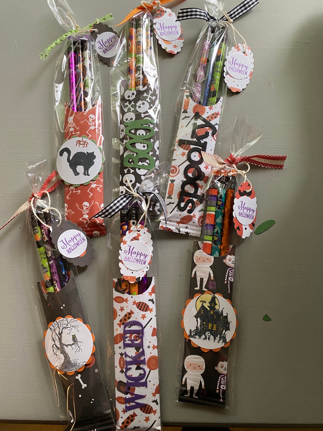 Package of 3 Halloween Pencil Treats, Pencils Included. Trick or Treat ...