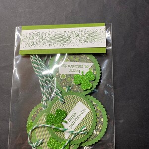 St. Patricks Tags, Happy St. Patricks Day Tags, Shamrock, Clover, St ...