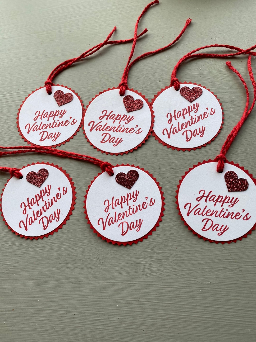 Valentine Tags, Happy Valentines Day Tags, Valentine's Day Gift Tags ...