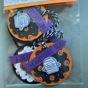 Halloween Tags, Halloween Ghost, Gift Tags, Treat Tags, Ghost Gift Tags ...