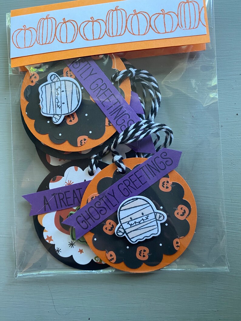 Halloween Tags, Halloween Ghost, Gift Tags, Treat Tags, Ghost Gift Tags ...