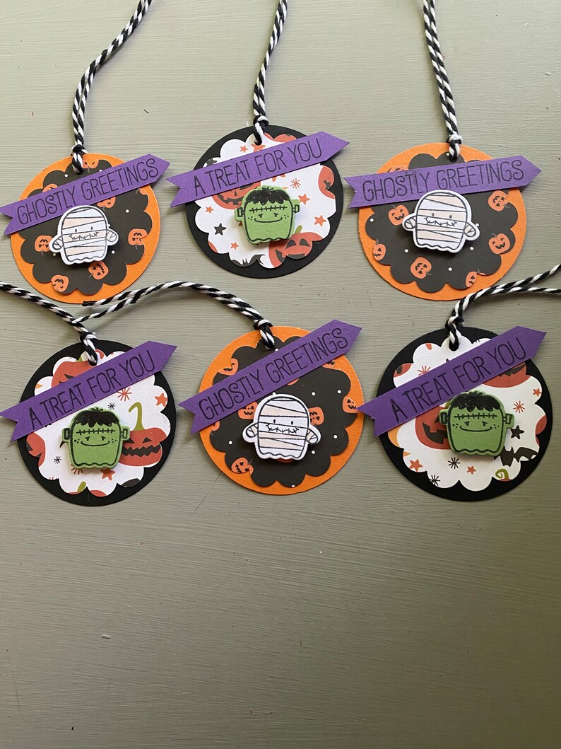 Halloween Tags, Halloween Ghost, Gift Tags, Treat Tags, Ghost Gift Tags ...