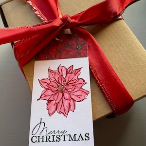 Christmas Gift Tags Handmade, Holiday Gift Tags, Winter, Tags, Handmade ...