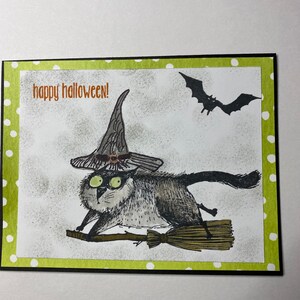 Snarky Cats Halloween Cards With Envelopes, Set of 2. Greeting Cards ...