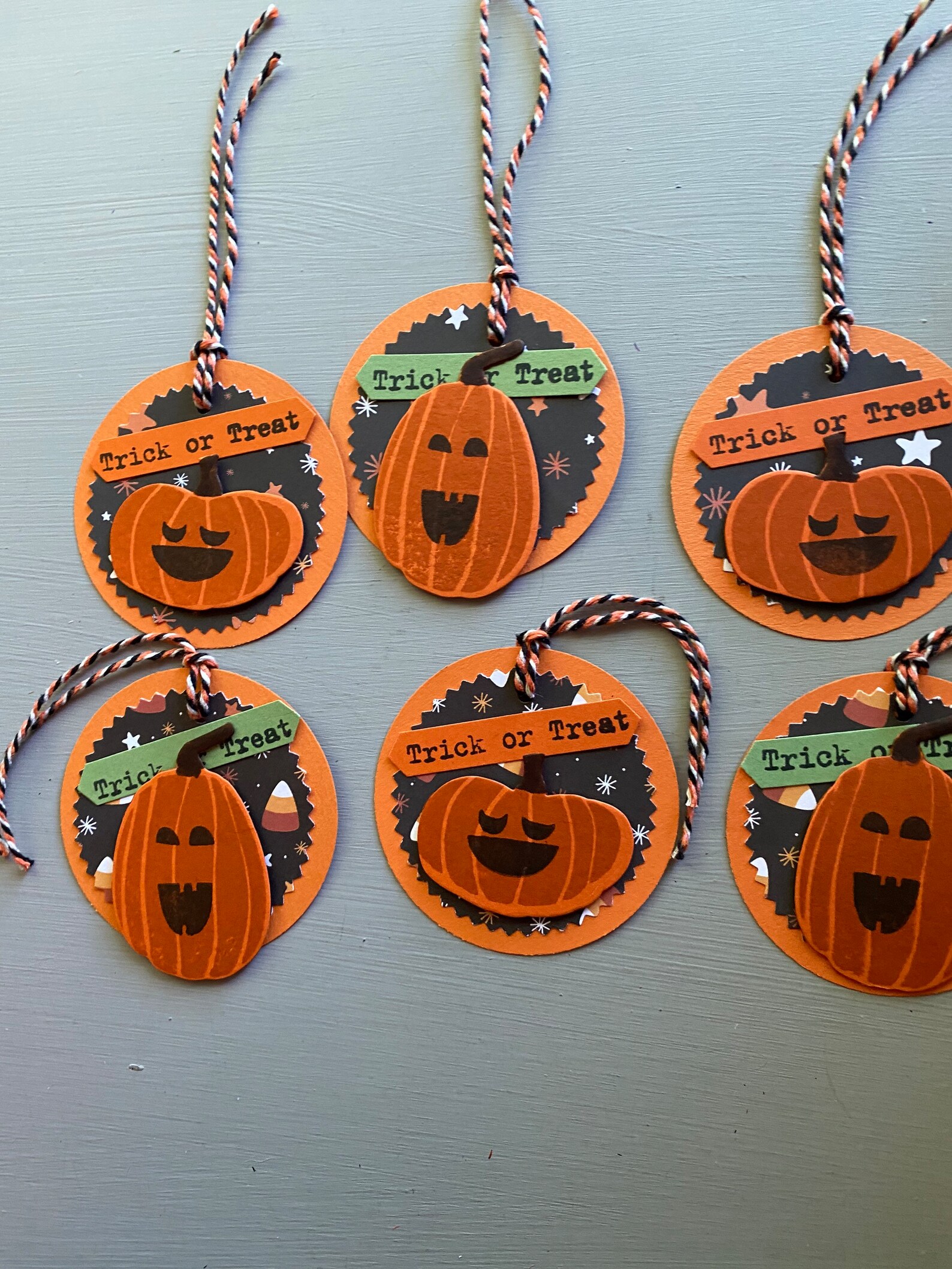 Halloween Tags Pumpkin Gift Tags Treat Tags Pumpkin Gift - Etsy