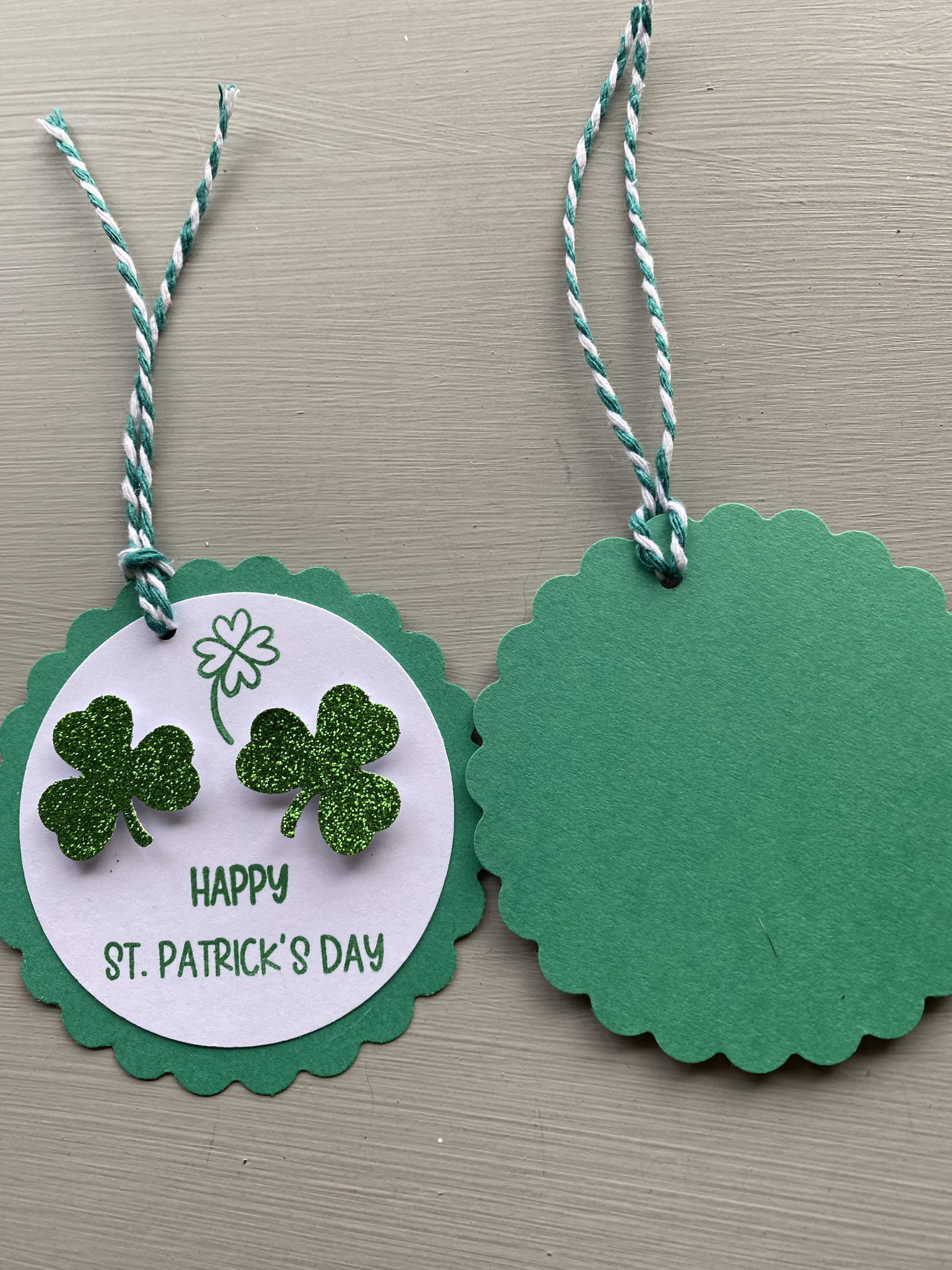 St. Patricks Day, Happy St. Patricks Day, Gift Tags, Favor Tags, Clover ...