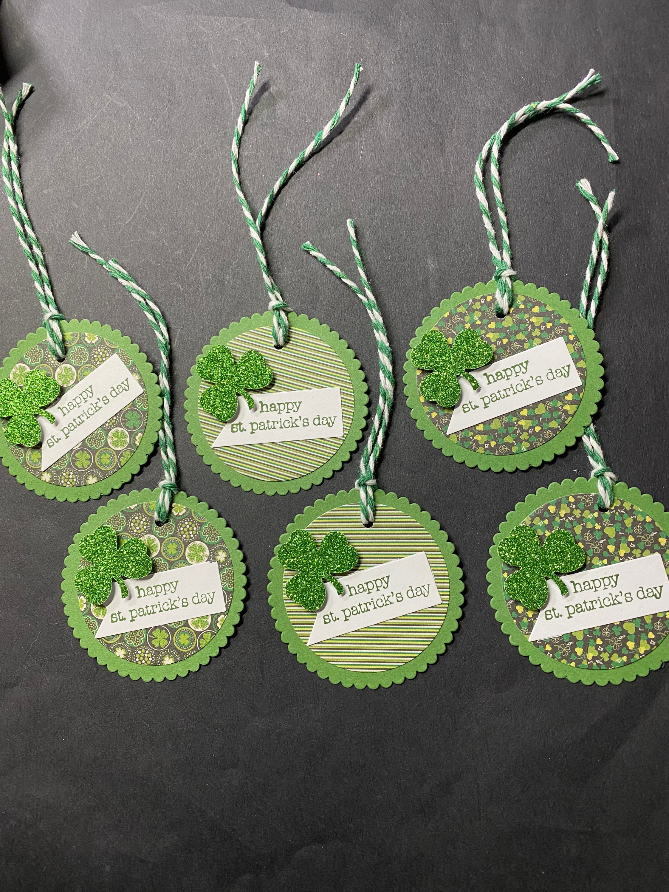 St. Patricks Tags, Happy St. Patricks Day Tags, Shamrock, Clover, St ...