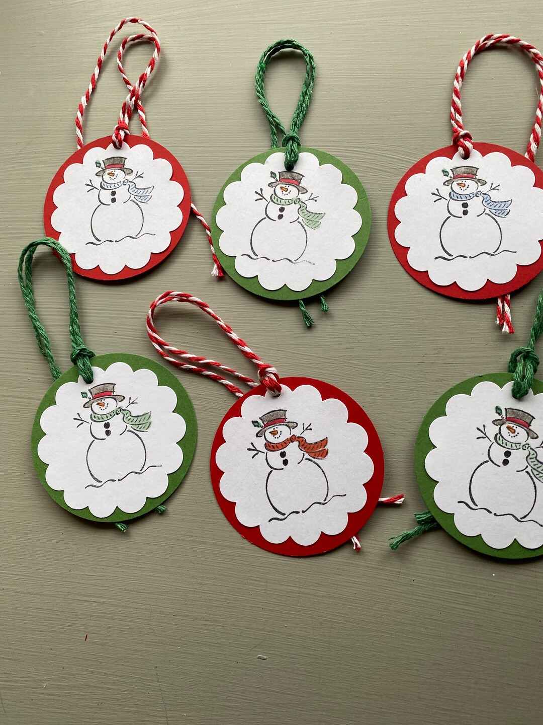 Christmas Gift Tags Handmade, Snowman, Gift Tags, Tags, Handmade ...