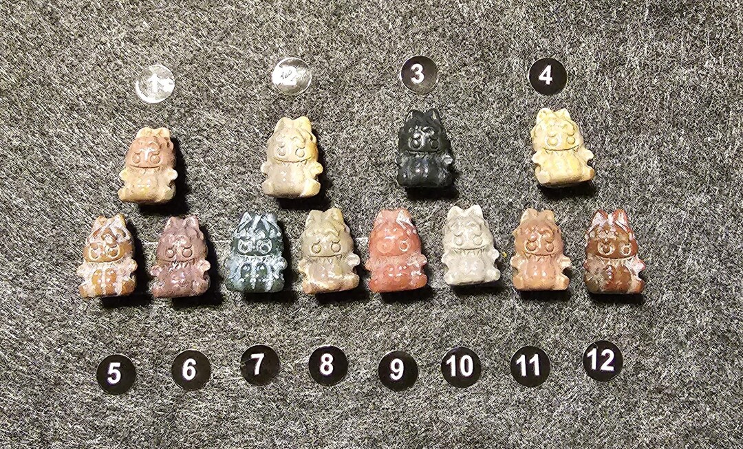 Labubu in Pumpkin Alashan Bead - Etsy