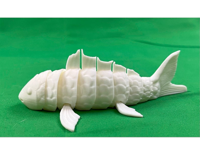 3D Printed Articulating Koi Fidget Toy - Etsy