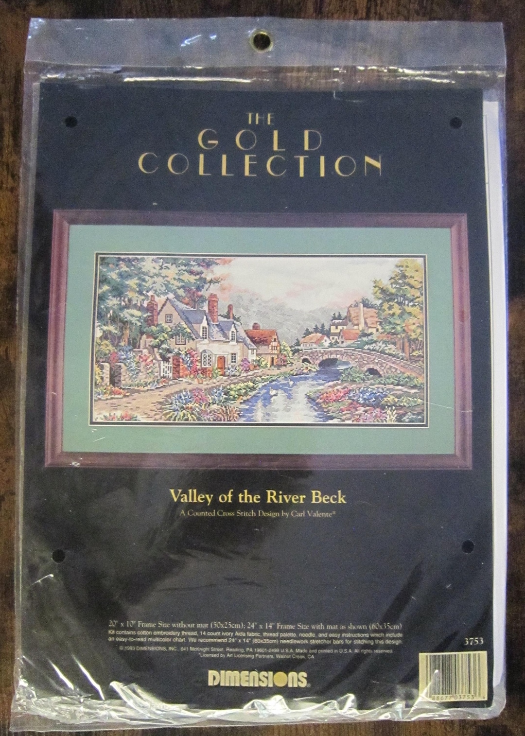 Gold Collection Dimensions Kit valley of the River Beck 1993 Counted ...