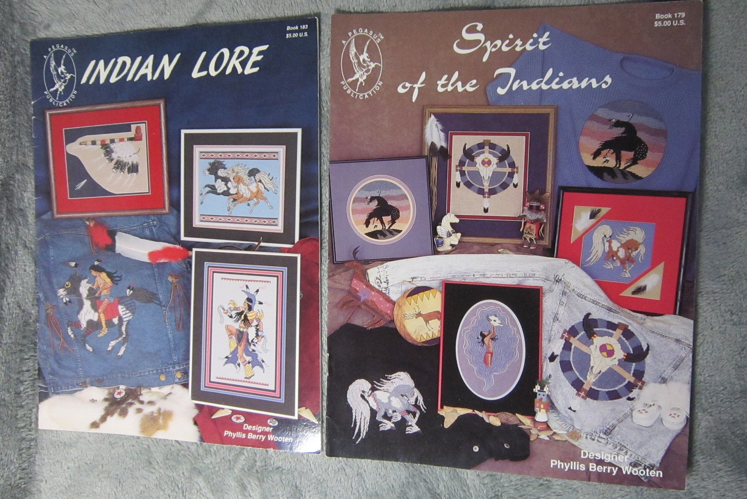 Native American Cross Stitch Pattern Booklet Set of 2, Spirit of the ...