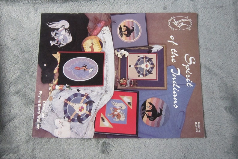 Native American Cross Stitch Pattern Booklet Set of 2, Spirit of the ...