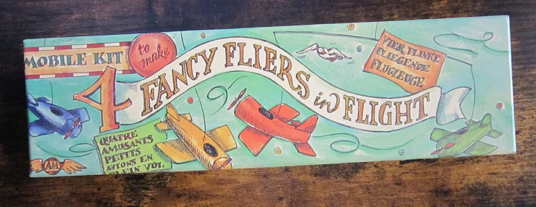 AM Authentic Models "4-fancy Fliers in Flight" Mobile Kit DIY Craft Kit ...