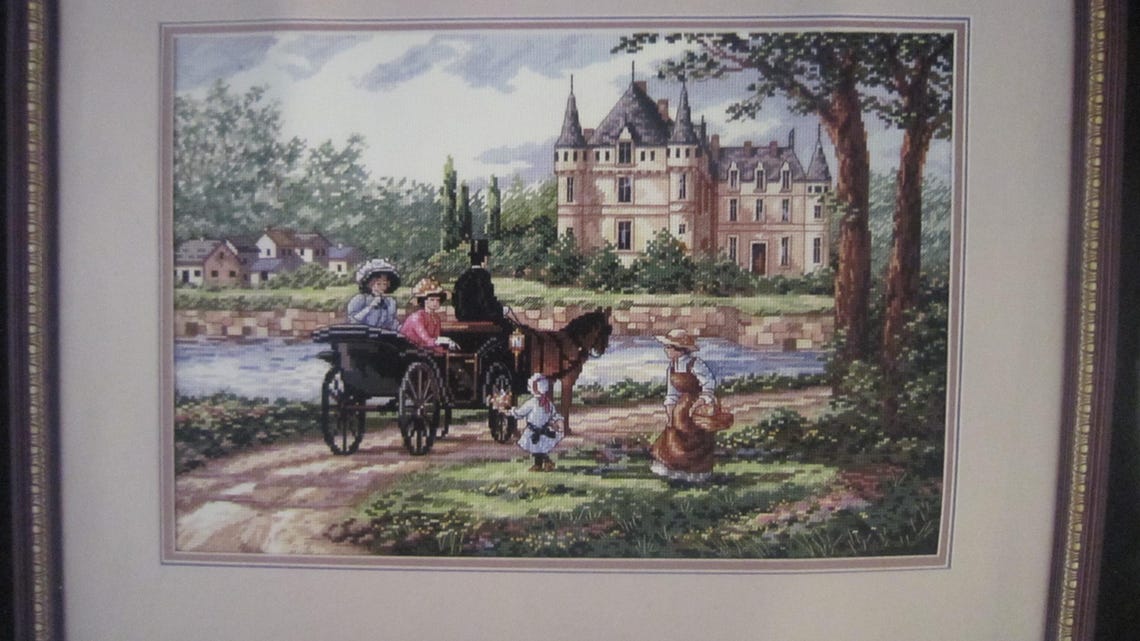 Gold Collection Dimensions Kit m'lady's Chateau 1995 Counted Cross ...