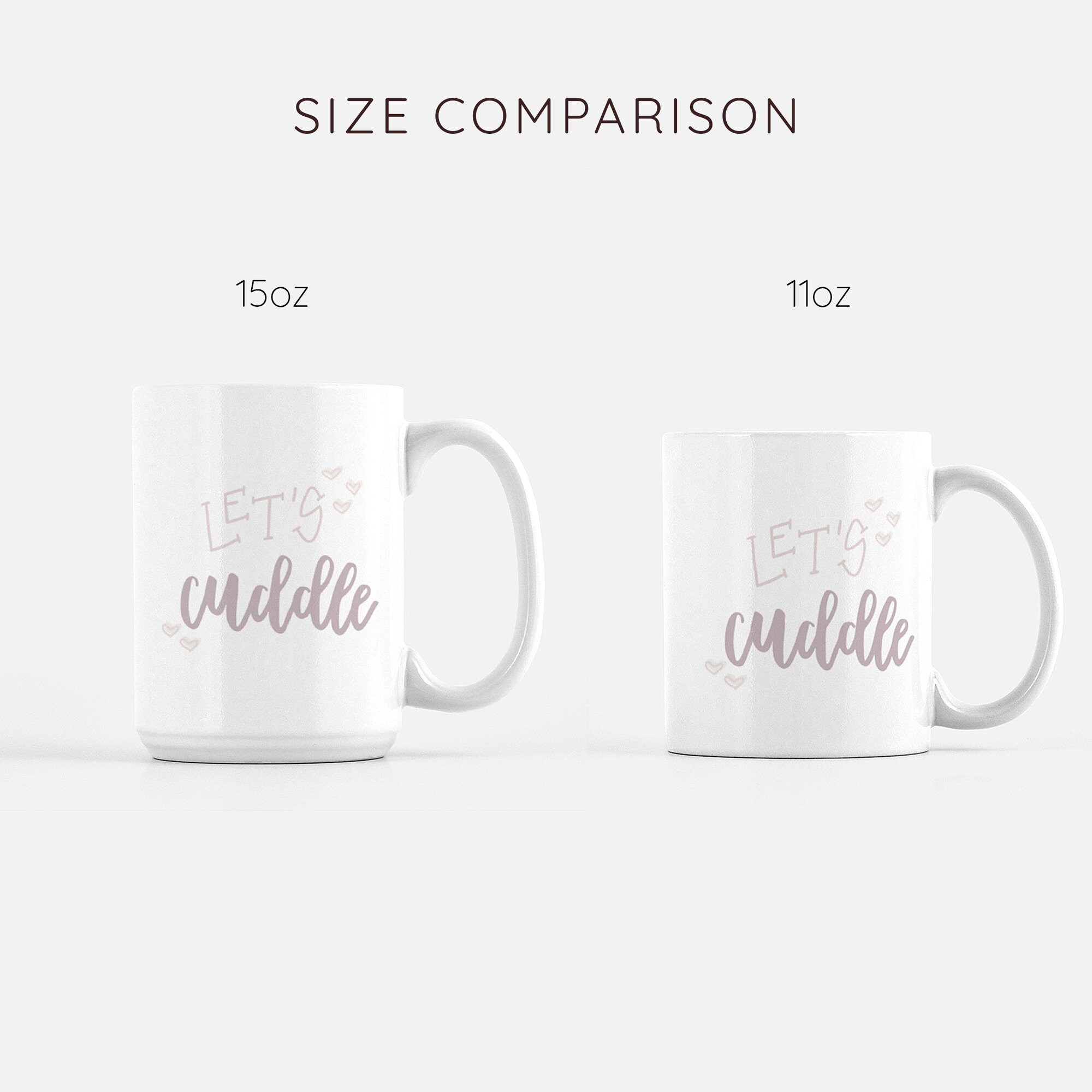 Let's Cuddle Coffee Mug Cuddle Mug Cozy Drinkware Cozy Mug Gift Let's ...
