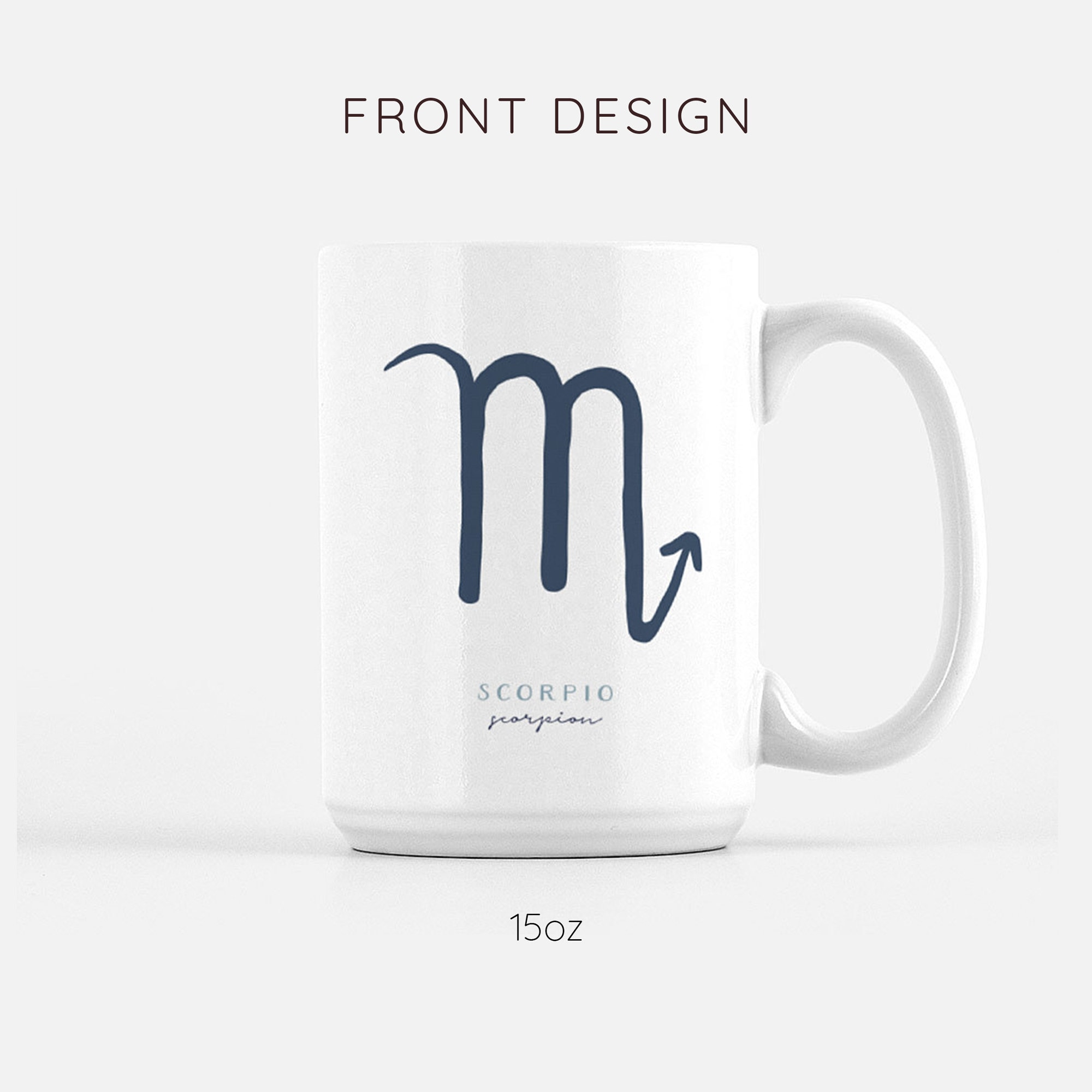 Scorpio Coffee Mug | Scorpio Symbol Mug | Scorpio Drinkware | Scorpio ...