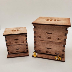 DIY Mini Beehive, Beekeeper, Honey Bee, DIY Beehive, Tiered Tray ...