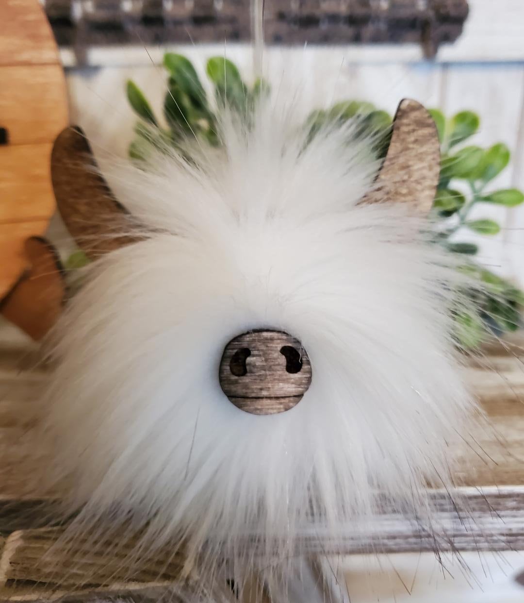 Highland Cow Pom Pom, DIY Highland Cow Pom Pom Kit, Farmhouse Decor ...