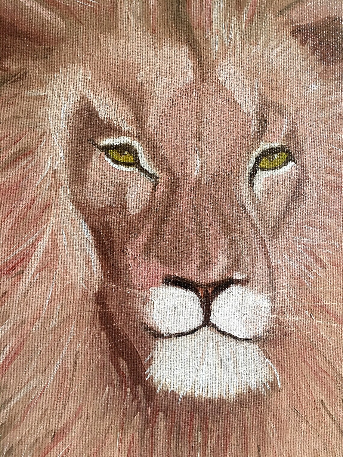 Leo zodiac Gran León pintura al óleo León arte original León sobre ...