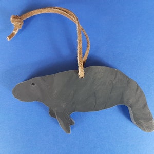 Manatee Ornament Large Manatee Christmas Ornament Manatee - Etsy