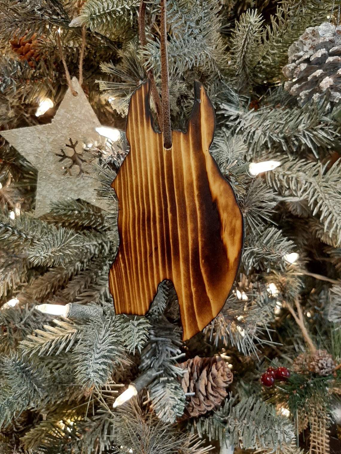 Horse Head Ornament Large Horse Head Christmas Ornament Wood - Etsy