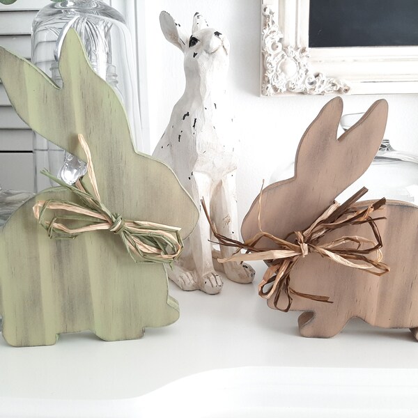 Wood Easter Bunny - Etsy