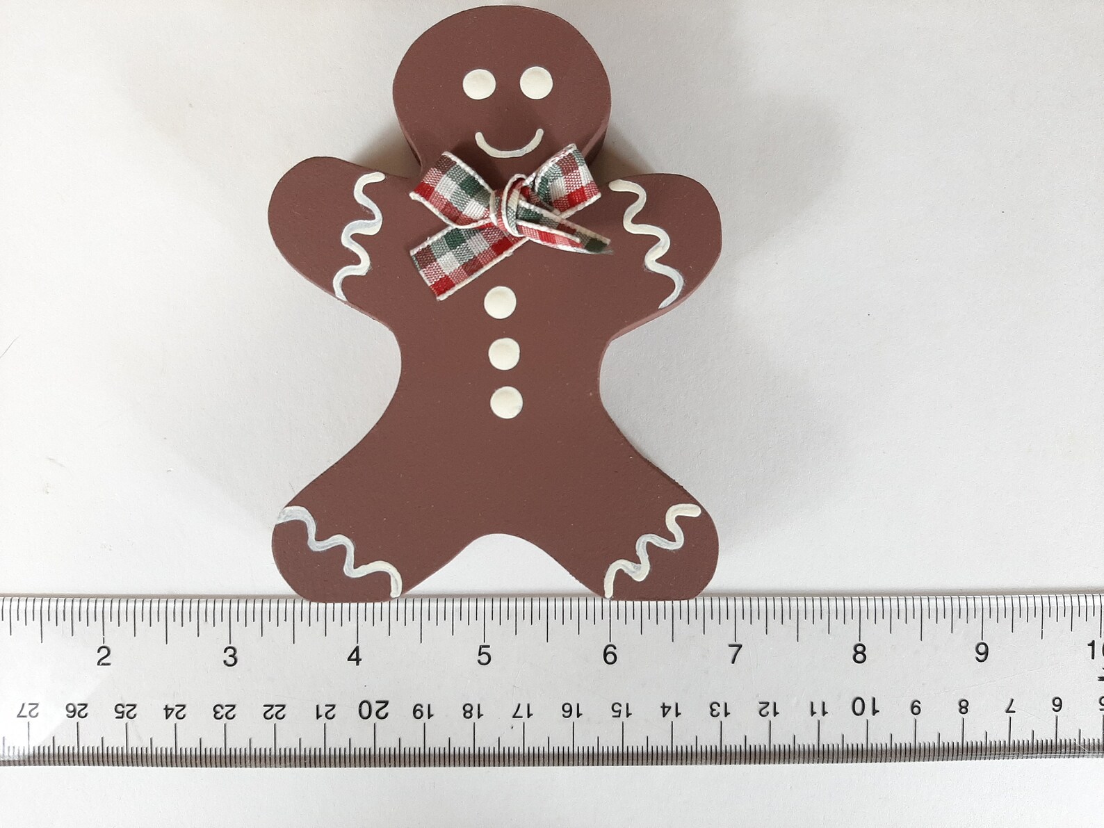 Chunky Wood Gingerbread Man Gingerbread Man Table Decor | Etsy