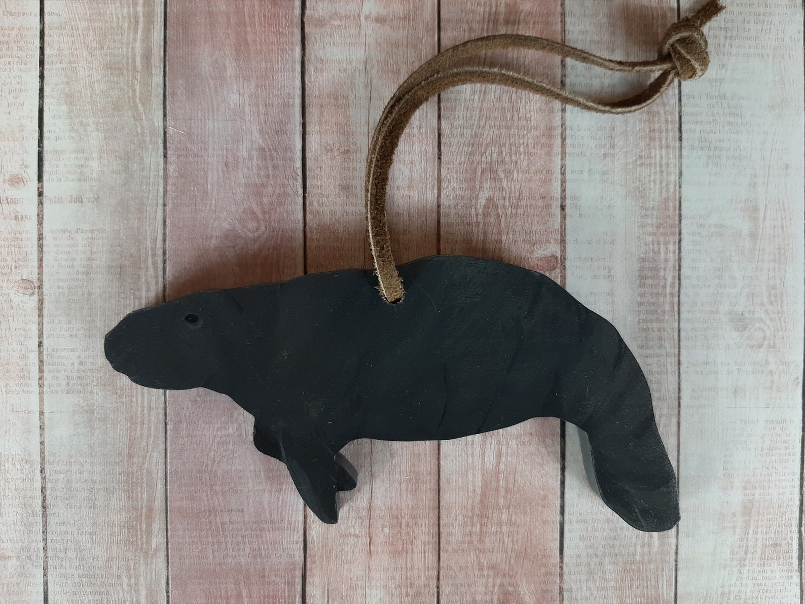 Manatee Ornament Large Manatee Christmas Ornament Manatee - Etsy