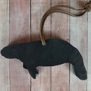 Manatee Ornament Large Manatee Christmas Ornament Manatee - Etsy