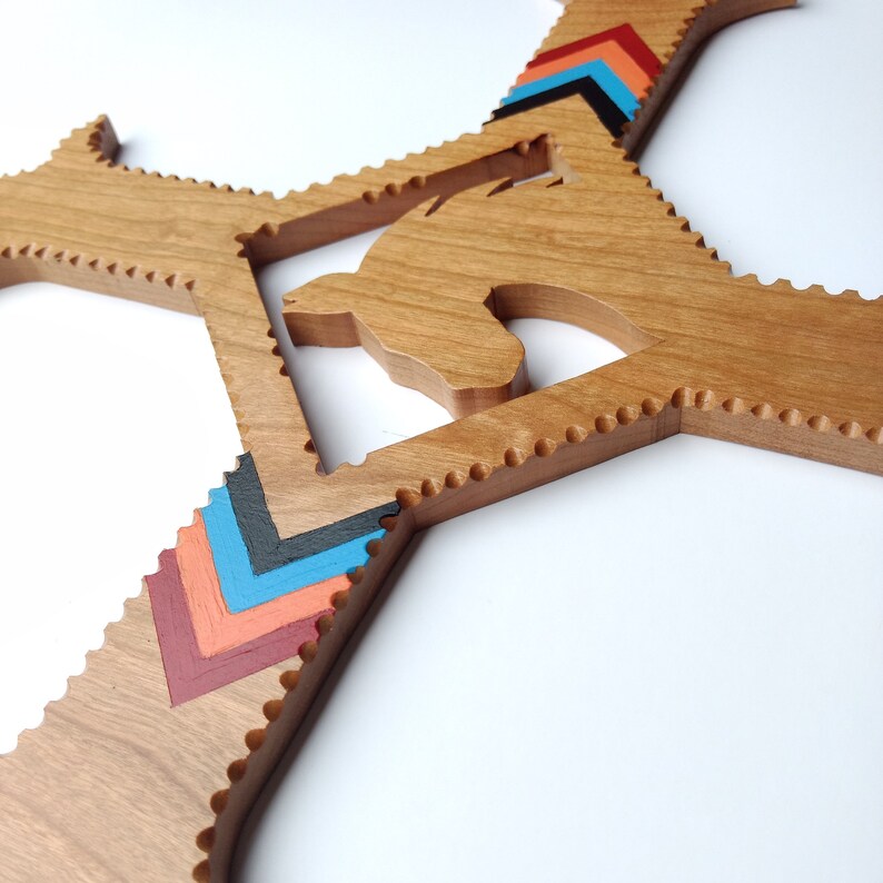 Western Cross Western Wood Cross Western Wall Art Cross With | Etsy