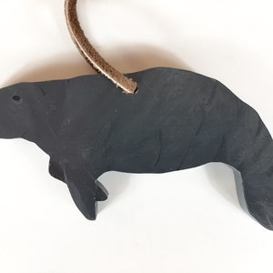 Manatee Ornament Large Manatee Christmas Ornament Manatee - Etsy