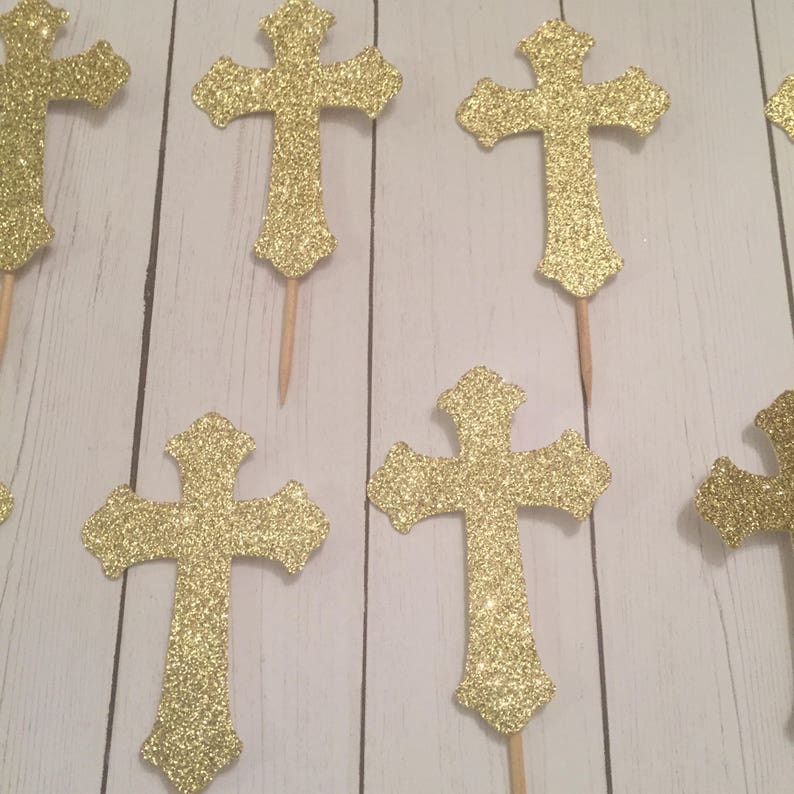 Cross Cupcake Topper - Etsy