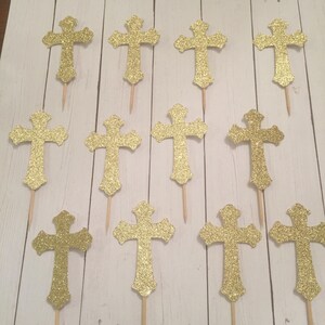 Cross Cupcake Topper - Etsy